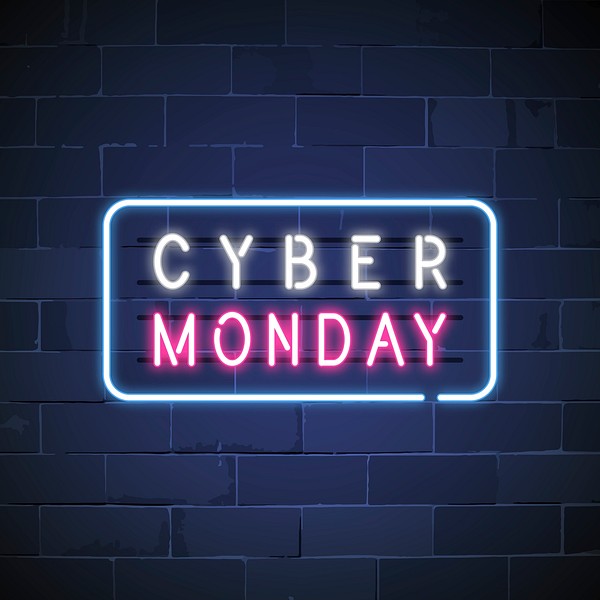 Cyber Monday neon sign vector | Free Vector - rawpixel