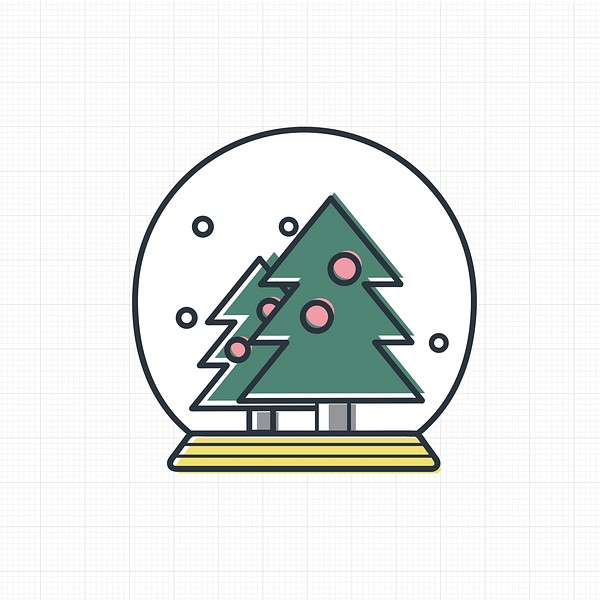 Vector of christmas snow ball | Free Vector - rawpixel