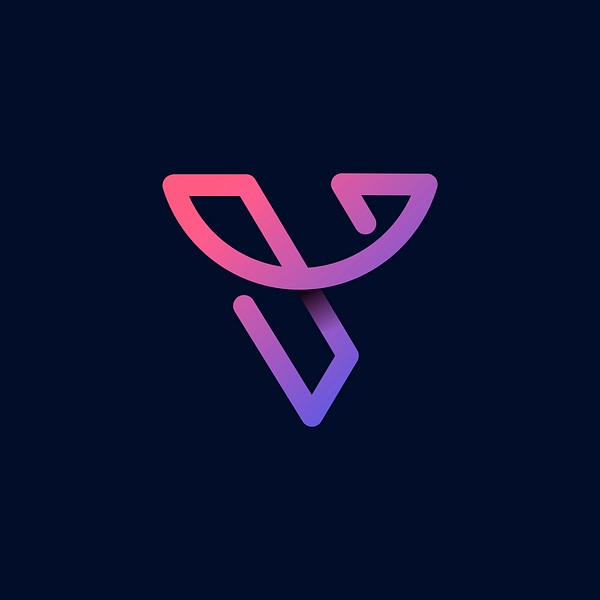 Retro colorful letter V vector | Premium Vector - rawpixel