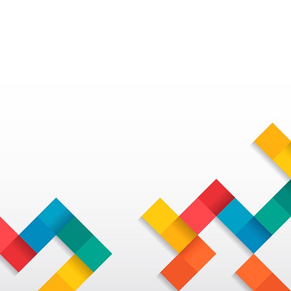 Colorful blocks blank white background | Premium Vector - rawpixel