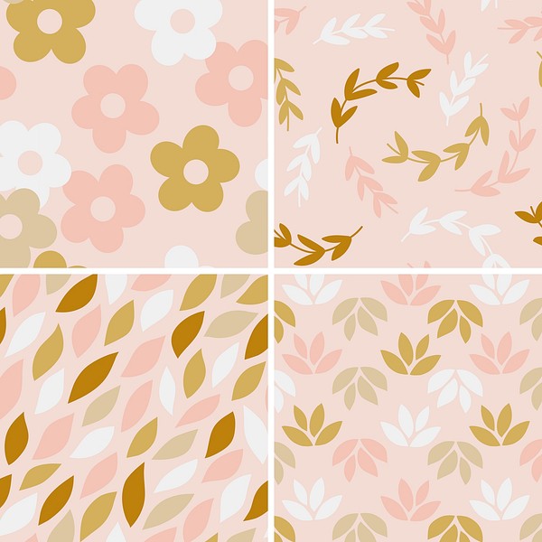 Collection simple pattern vectors illustration | Premium Vector - rawpixel