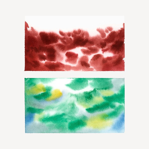 Abstract colorful watercolor stain texture | Premium Vector - rawpixel