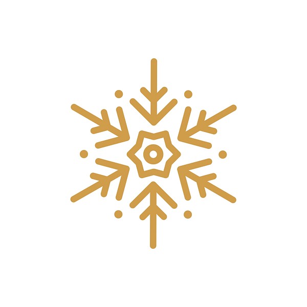 Single snowflake Christmas design vector | Premium Vector - rawpixel