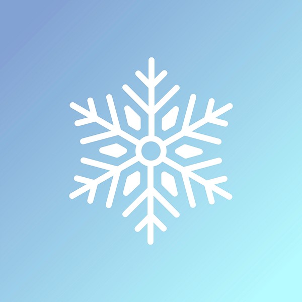 Single snowflake Christmas design vector | Free Vector - rawpixel