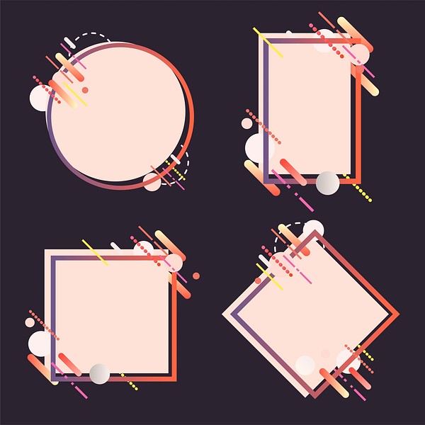 Modern banners various shapes set | Premium Vector - rawpixel