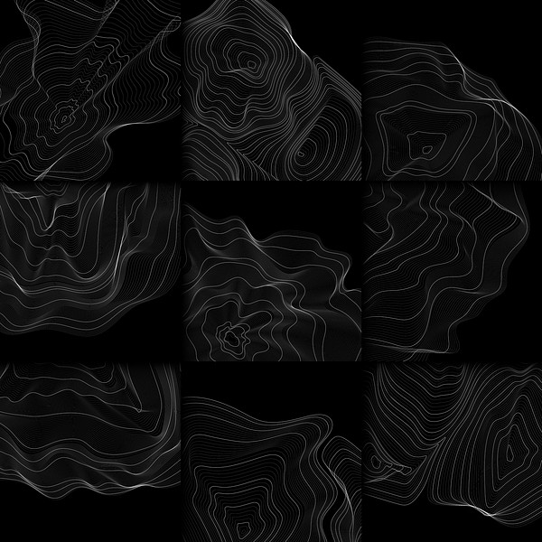 Black and white abstract map | Premium Vector - rawpixel