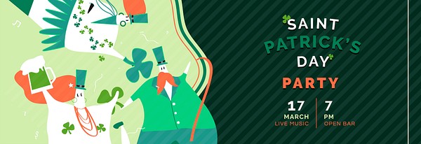 St. Patrick's Day celebration banner | Free Vector - rawpixel