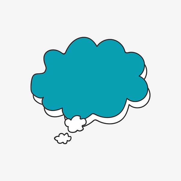 Blue speech bubble icon vector | Free Vector - rawpixel