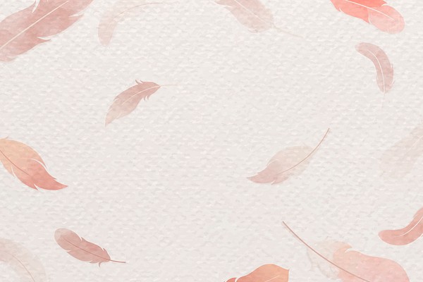 Pink lightweight feather background vector | Premium Vector - rawpixel
