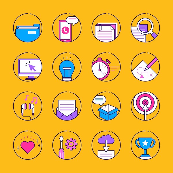 Illustration of vector line collection | Premium Vector - rawpixel