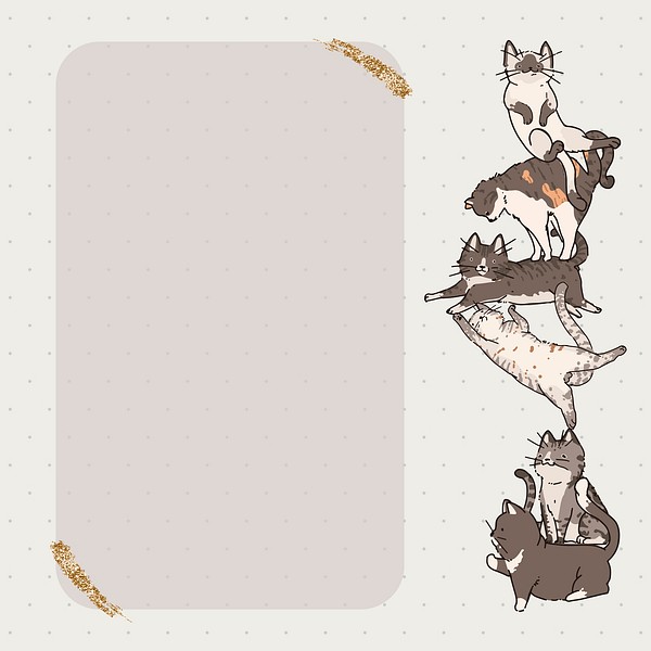 Cat lover pattern note paper | Premium Vector - rawpixel
