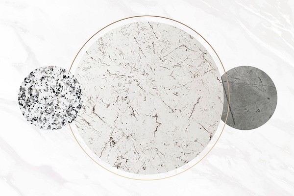 Round white marble frame vector | Premium Vector - rawpixel