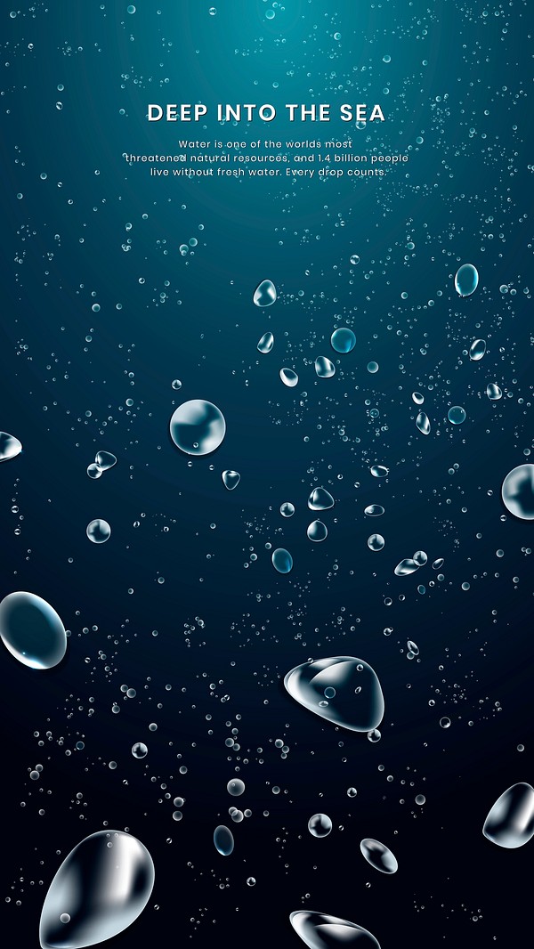 Air bubbles water background vector | Premium Vector - rawpixel