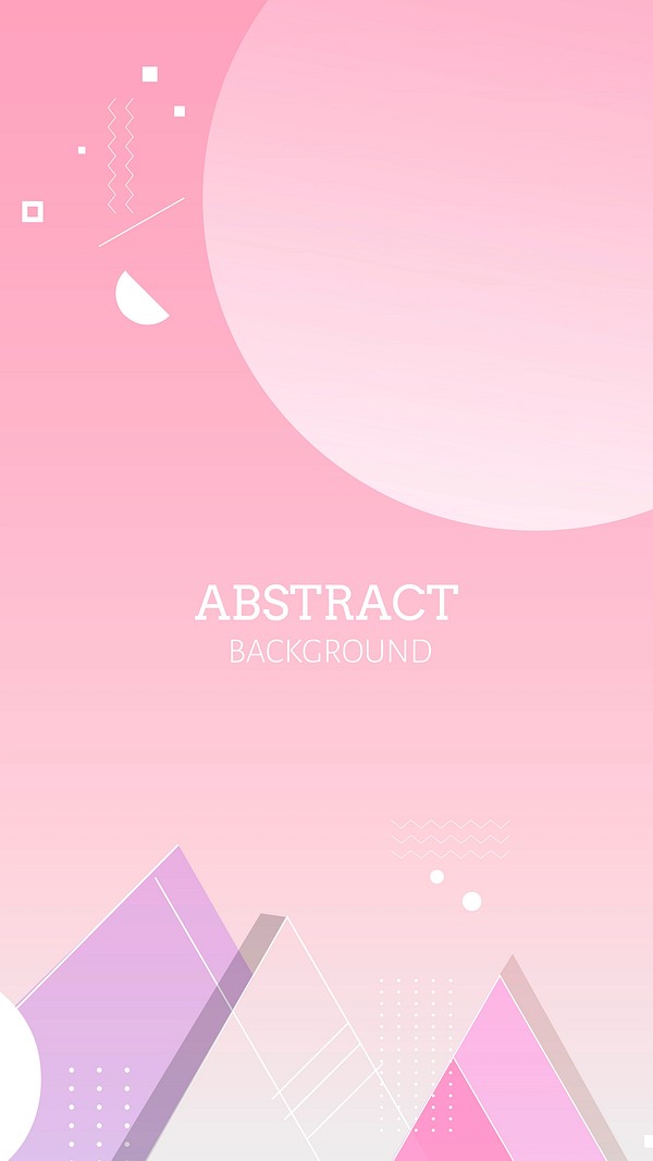 Pink geometric abstract background vector | Free Vector - rawpixel