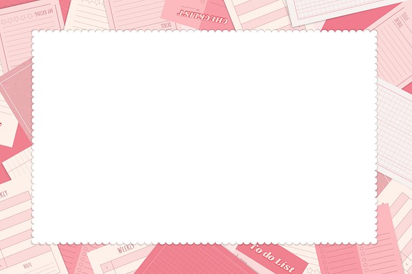 Pink notepad planner set vector | Premium Vector - rawpixel