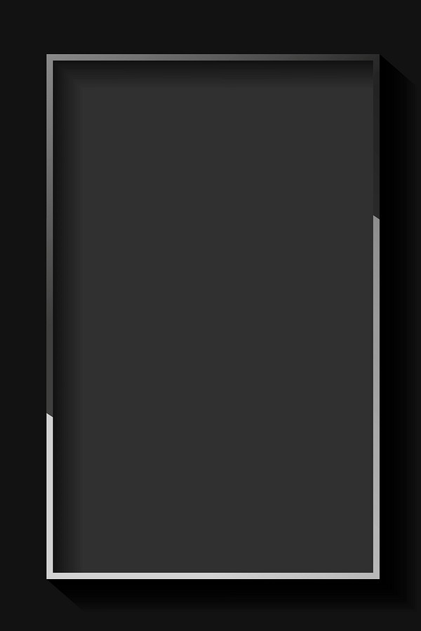 Blank rectangle black abstract frame | Premium Vector - rawpixel