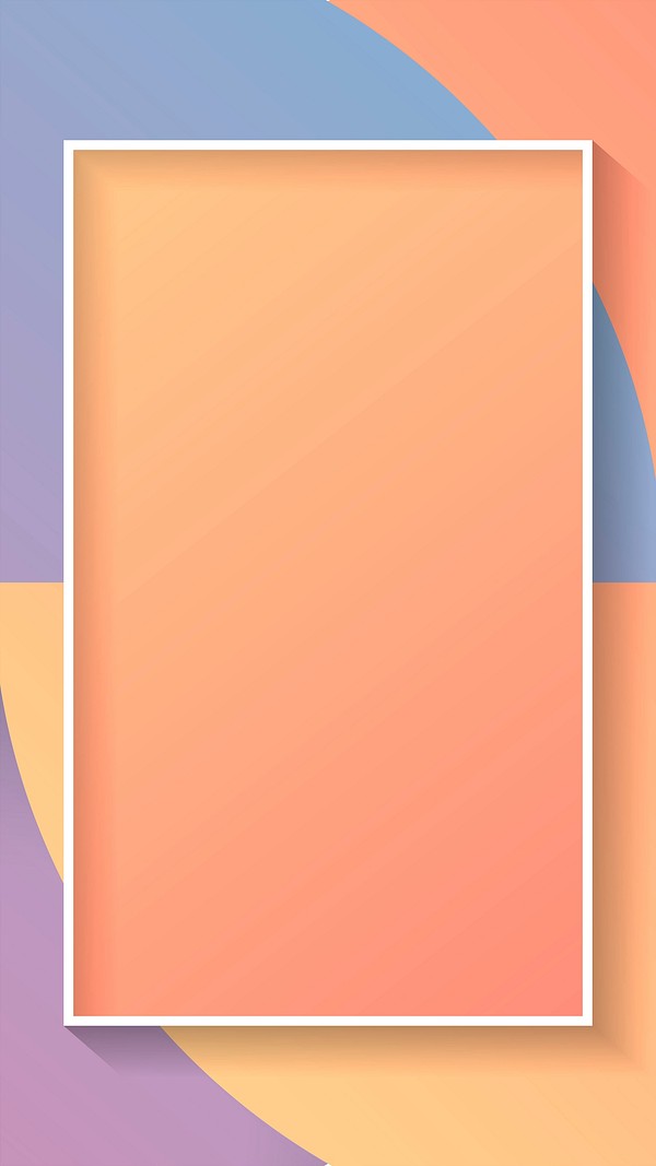 Blank rectangle colorful abstract frame | Premium Vector - rawpixel