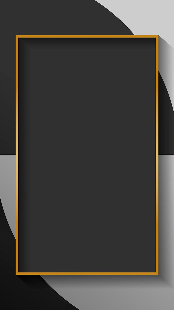 Blank rectangle black abstract frame | Premium Vector - rawpixel