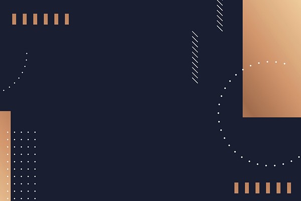 Modern copper geometric pattern blue | Premium Vector - rawpixel