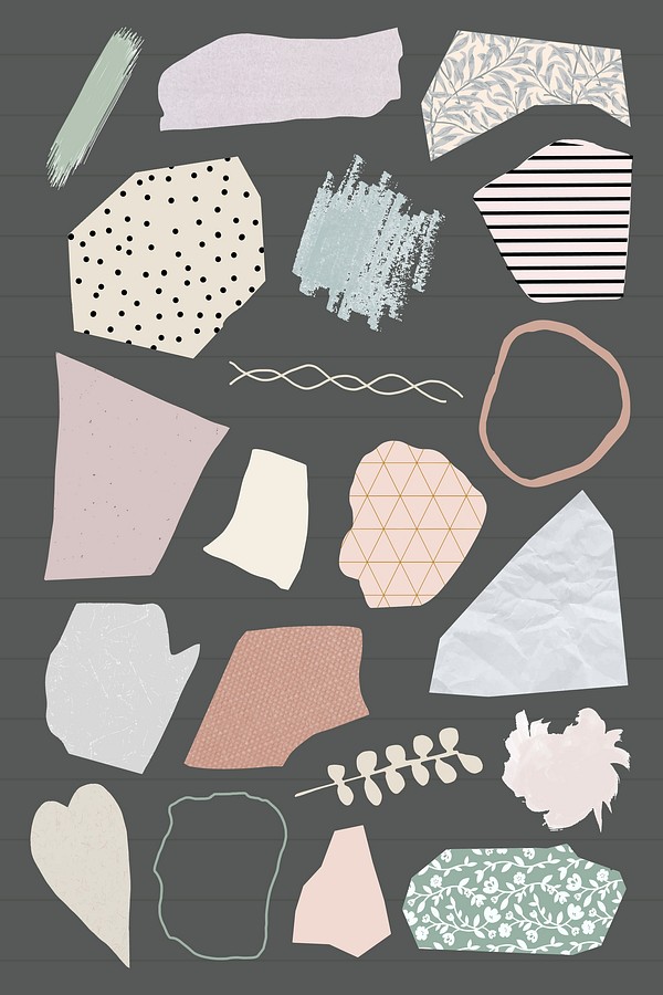 Ripped paper note vector set | Premium Vector - rawpixel