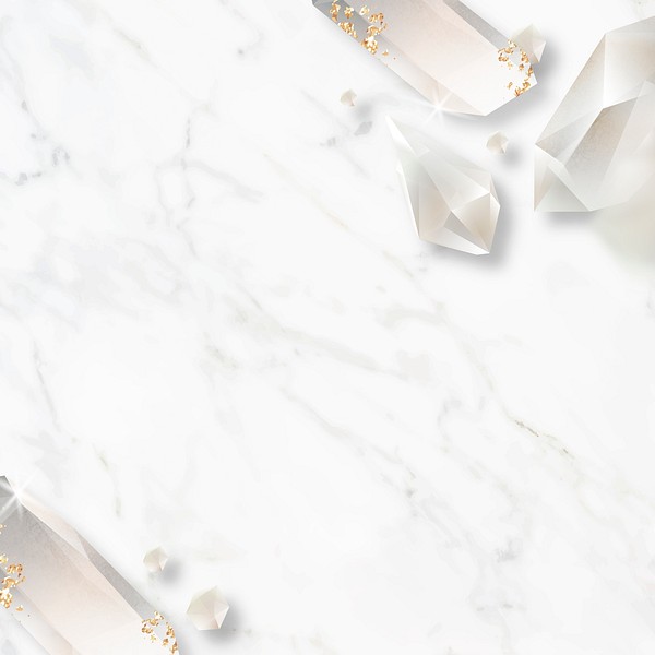 Crystal frame design marble background | Premium Vector - rawpixel