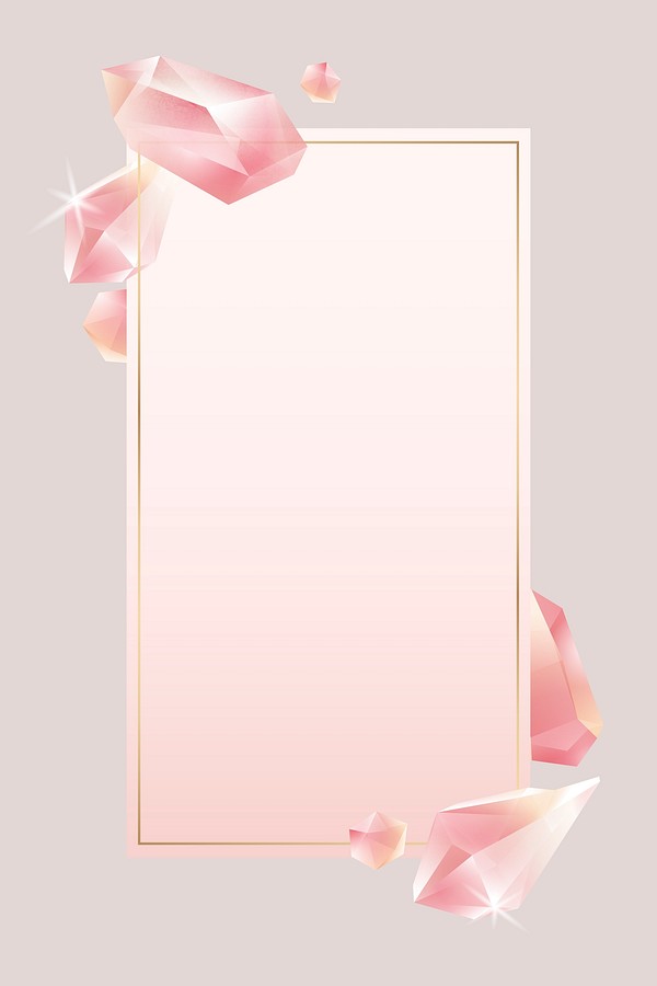 Rectangle crystal frame vector | Premium Vector - rawpixel