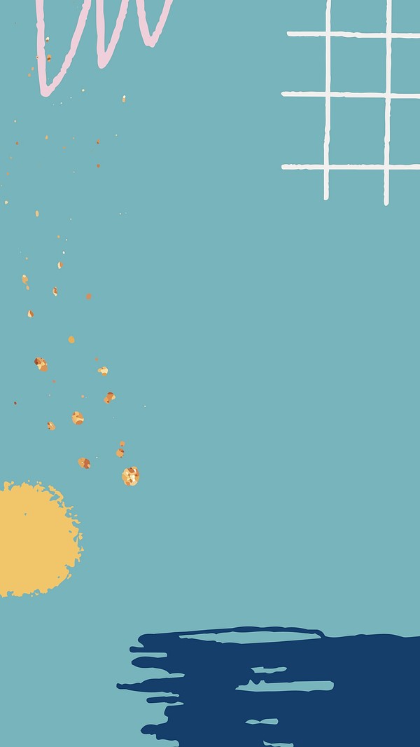 Blue scribble patterned mobile phone | Premium Vector - rawpixel