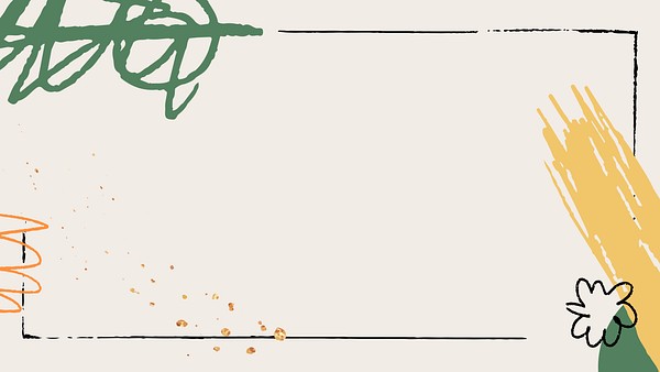 Black frame beige scribble patterned | Premium Vector - rawpixel