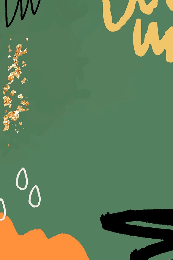 Green scribble patterned background vector | Premium Vector - rawpixel