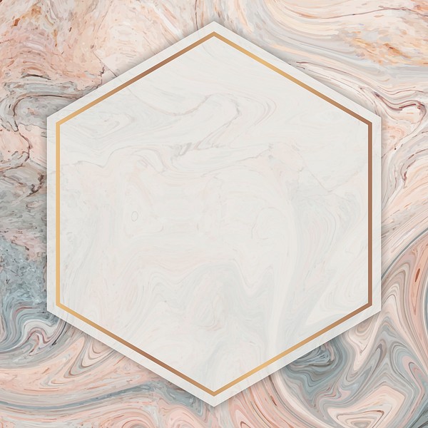 Golden hexagon frame social ads | Premium Vector - rawpixel