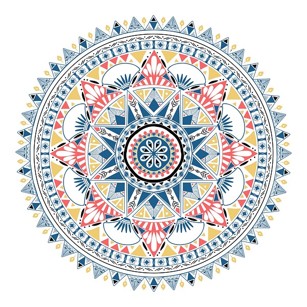 Boho pattern style graphic vector | Free Vector - rawpixel