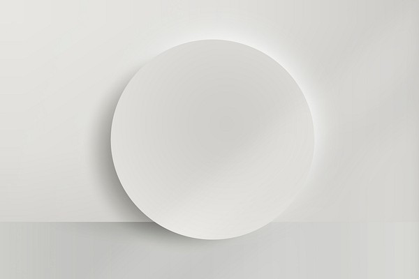 White round paper cut with drop | Premium Vector - rawpixel