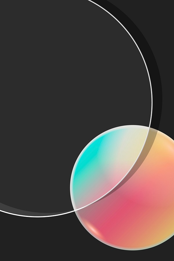 Colorful round geometric frame vector | Premium Vector - rawpixel