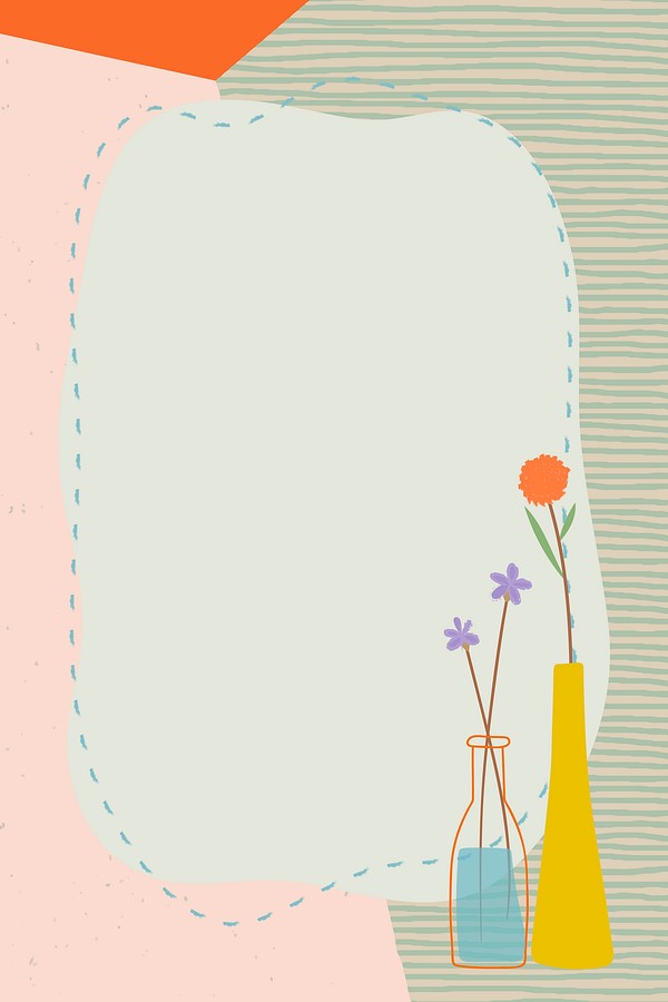 Blank free form frame background | Premium Vector - rawpixel