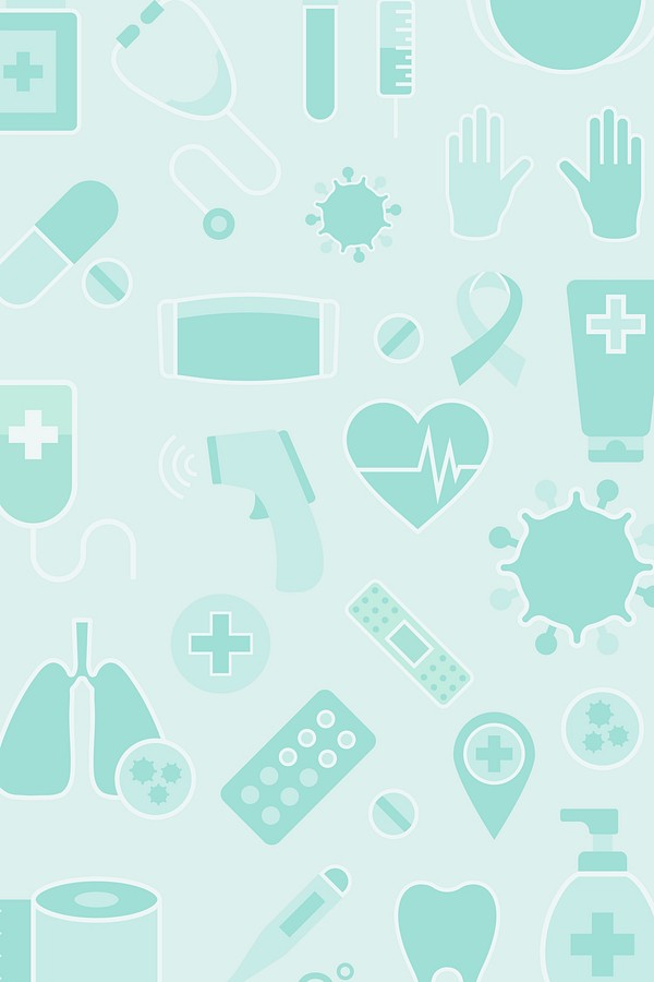 Clean medical patterned background vector | Free Vector - rawpixel