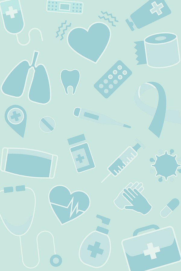 Green medical patterned background vector | Premium Vector - rawpixel