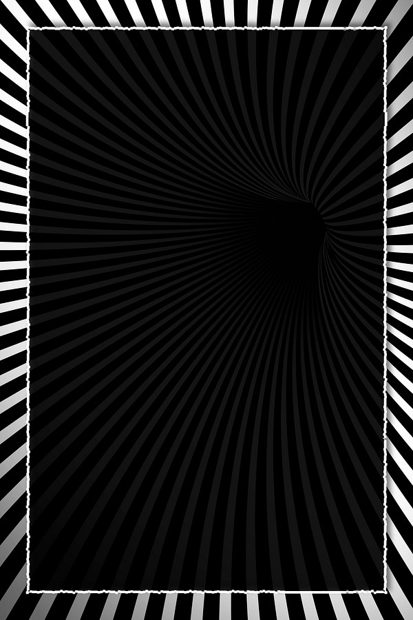Black and white striped frame | Free PSD - rawpixel