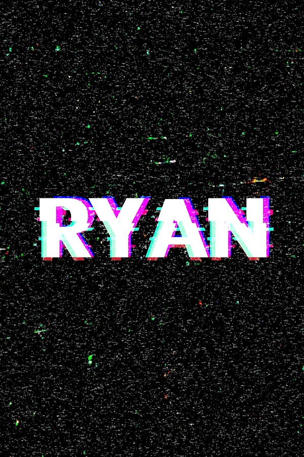 Ryan male name typography glitch | Free Photo - rawpixel