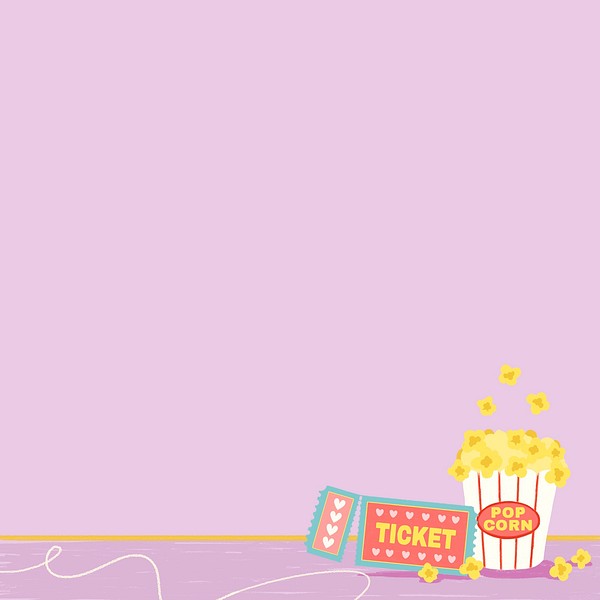 Movie date background iillustration | Premium Photo - rawpixel
