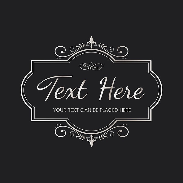 Decorative calligraphic ornament banner vector | Premium Vector - rawpixel