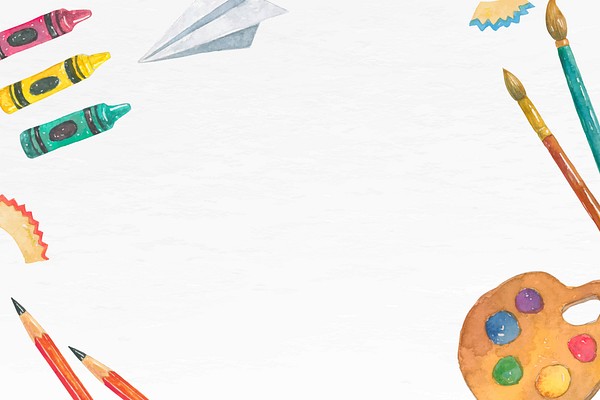 Education frame vector art tools | Premium Vector - rawpixel