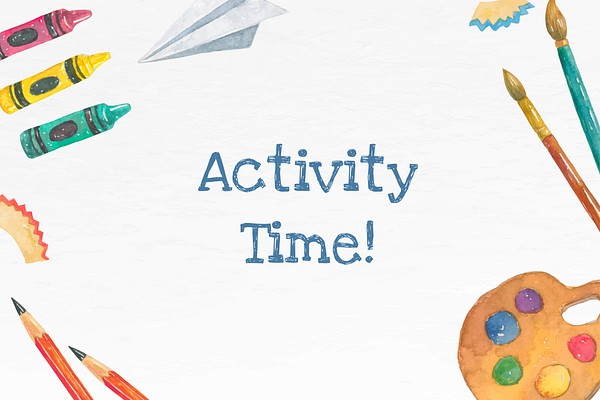 School activities editable template vector | Premium Vector - rawpixel