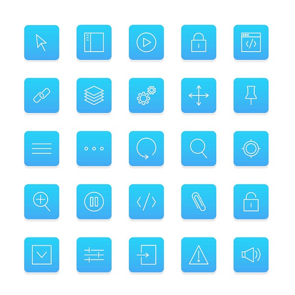 Vector set of website icons | Free Vector - rawpixel