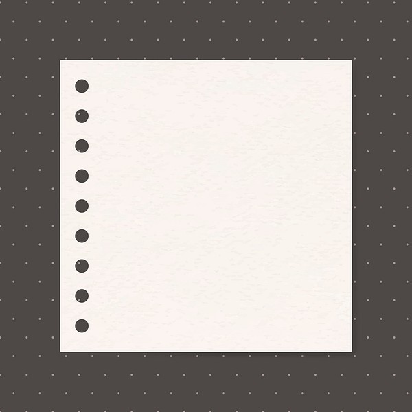 White square notepaper psd design | Premium PSD - rawpixel