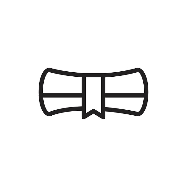 Certificate roll icon vector | Premium Vector - rawpixel