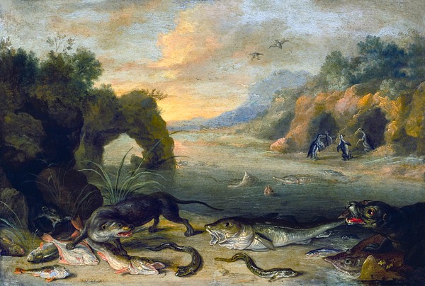 Water (1660–1670) painting high resolution | Free Photo Illustration ...