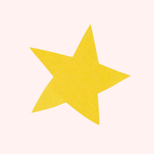Yellow star, simple paper cut | Free Photo Illustration - rawpixel