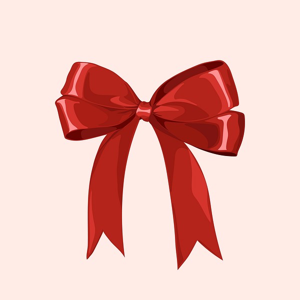 Red ribbon, aesthetic vector illustration | Premium Vector Illustration ...