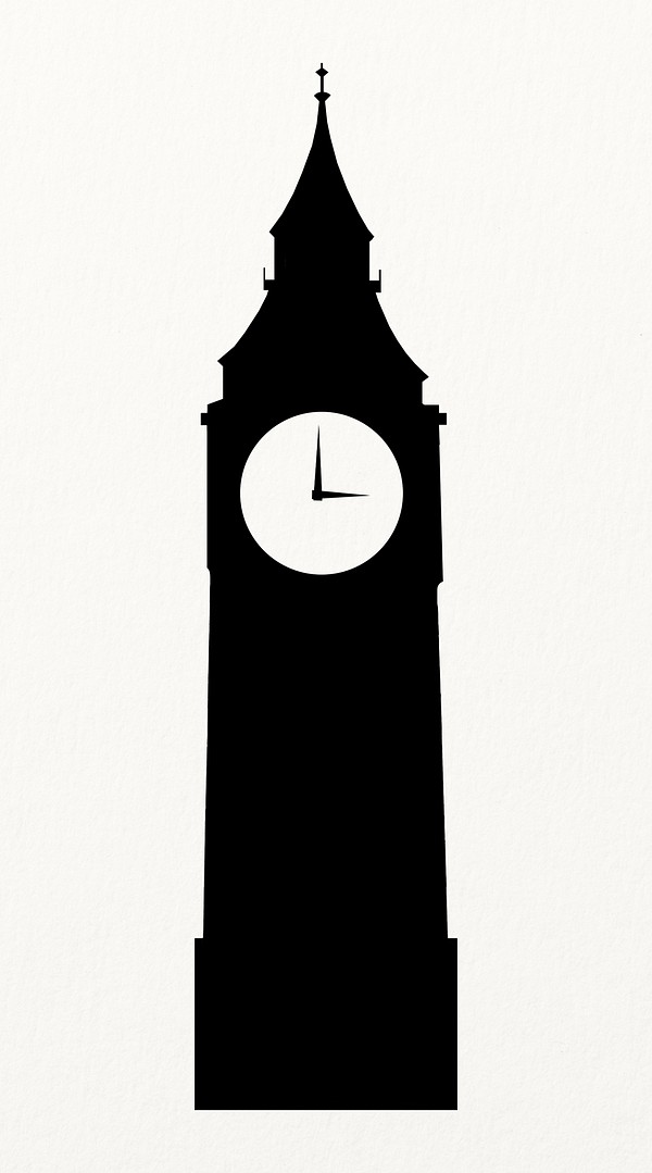 Clock tower silhouette, London's Big | Free Photo - rawpixel