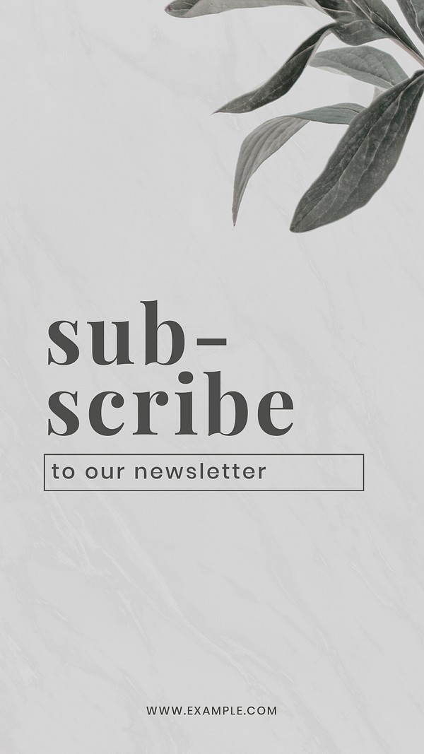 Company newsletter banner template minimalist | Free PSD Template ...